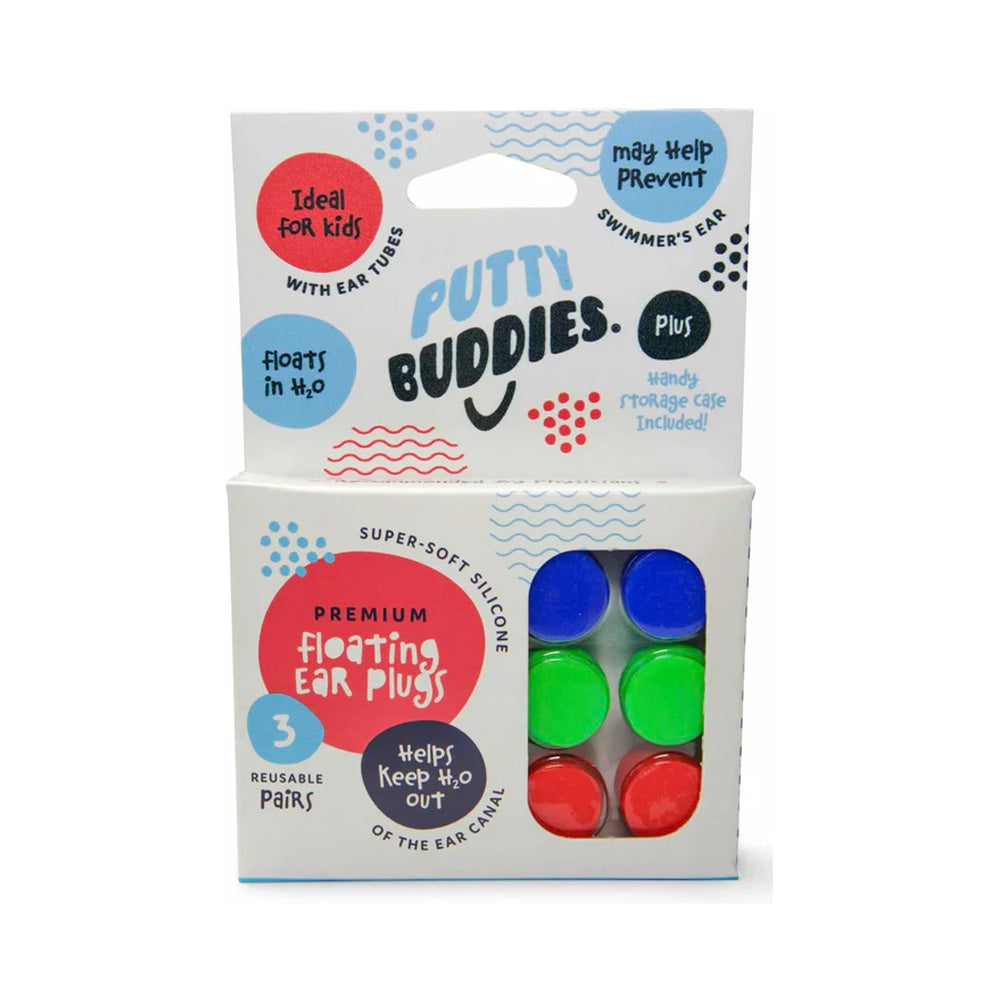 Buy Putty Buddies Kids Floating Swimming Ear Plugs 3 Pairs Online ...