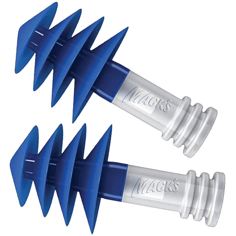 Macks Flightguard Reusable Airplane Pressure Relief Ear Plugs (NRR 26 ...