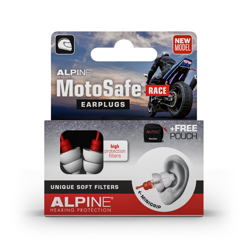 Alpine Motosafe RACE Ear Plugs | Earjobs